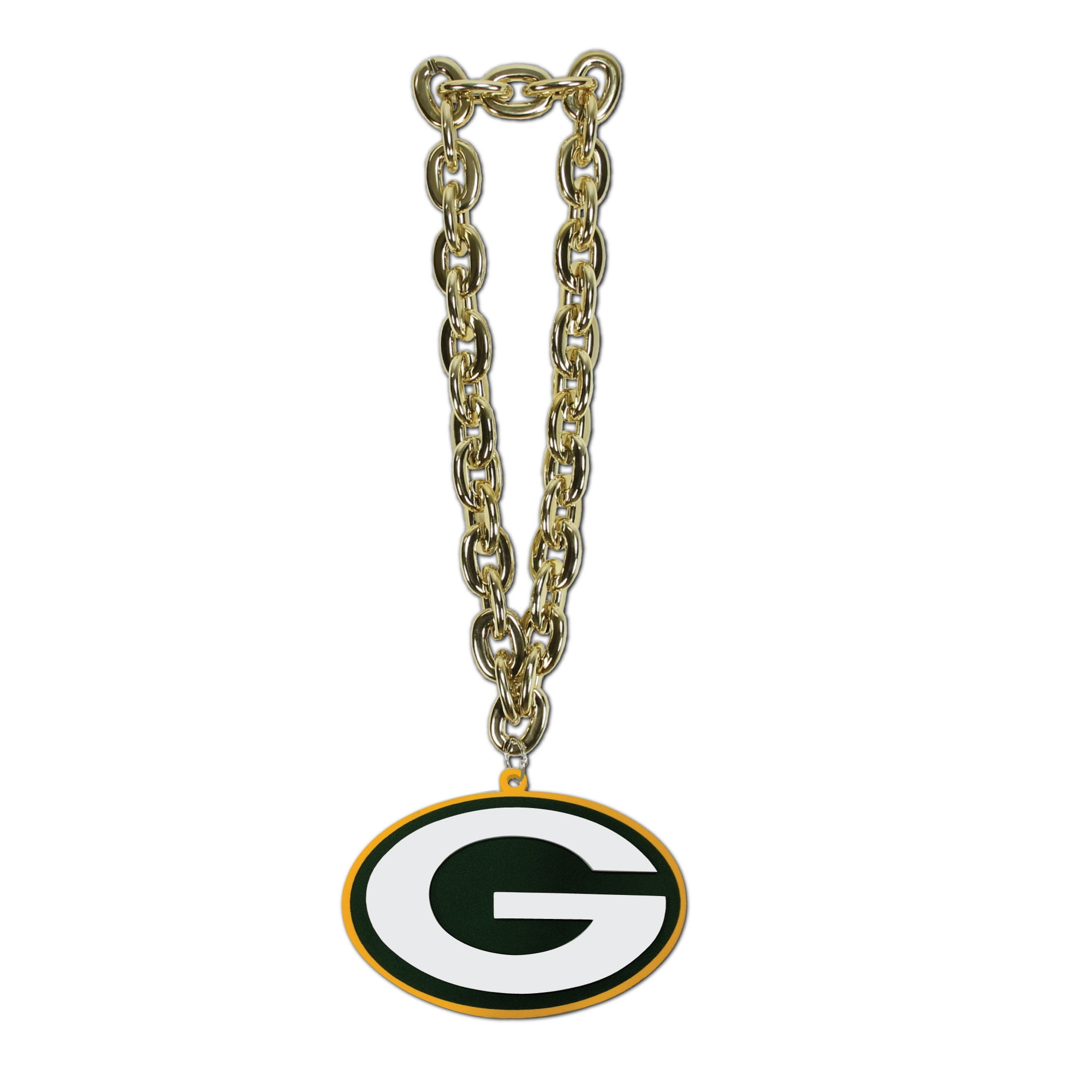 Green Bay Packers Oversized Superfan Chain Necklace - Walmart.com