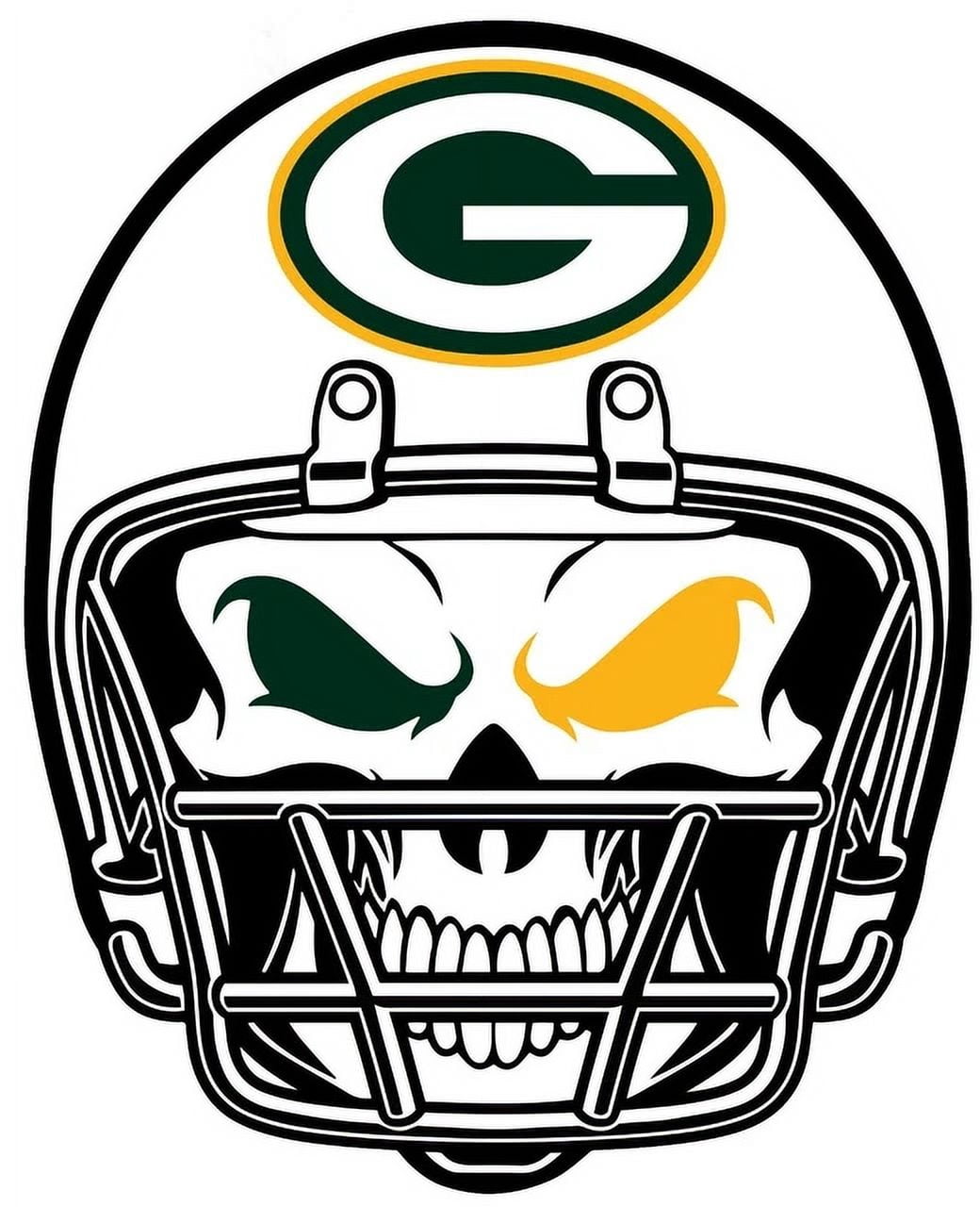 Green Bay Packers Sticker Logo Football Phone Decal Water Bottle ...