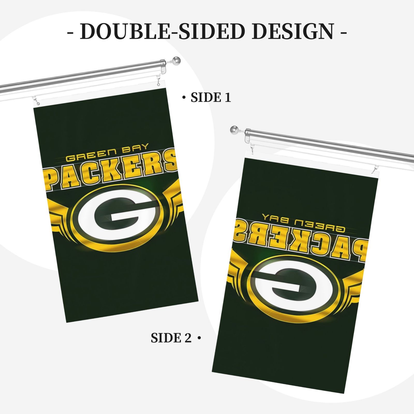 Packers Football Team support flag mini decorative flag 3x5FT Flag ...