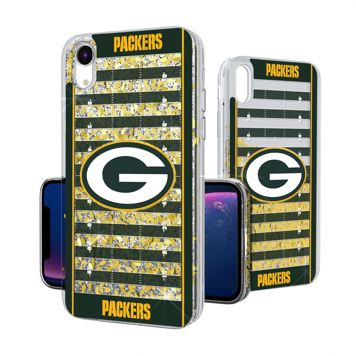 Green Bay Packers iPhone Field Design Glitter Case - Walmart.com