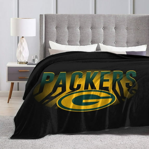 Green_Bay Ultra-Soft Micro Fleece Throw Blanket Anti Allergic Warm ...