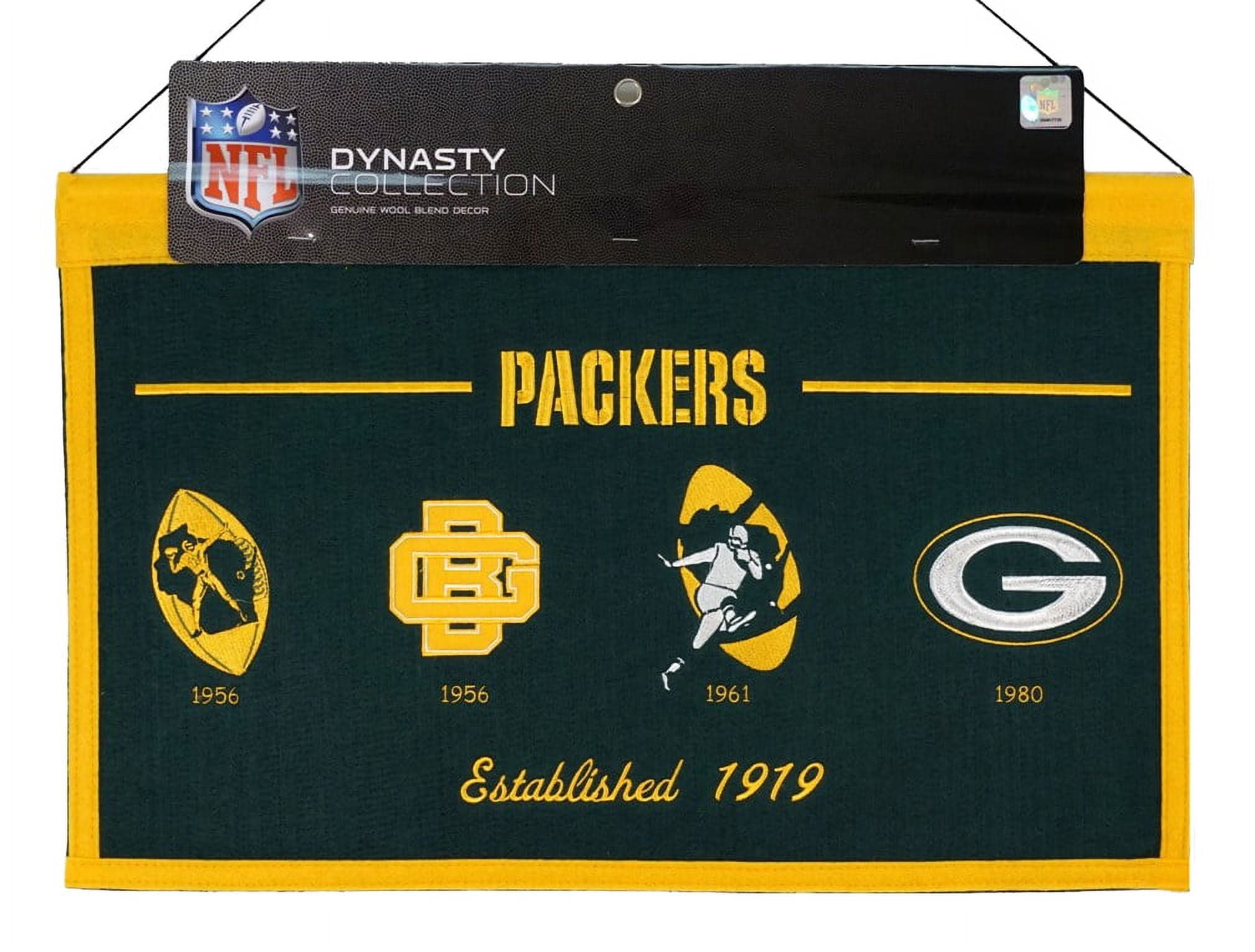 Green Bay Wisconsin Packers NFL LARGE 22x14 Wall Hanging Banner ...