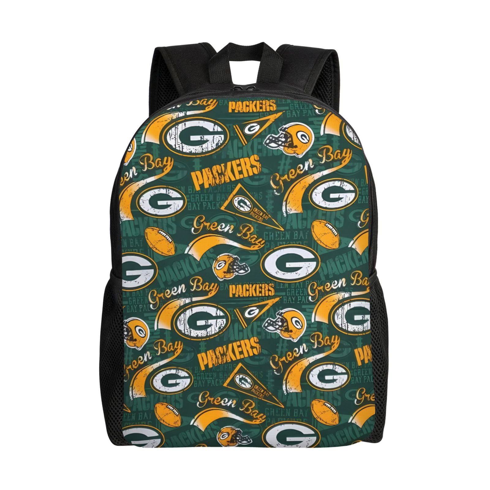Green_Bay Youth Large Capacity Backpack Multifunctional Travel Backpack ...