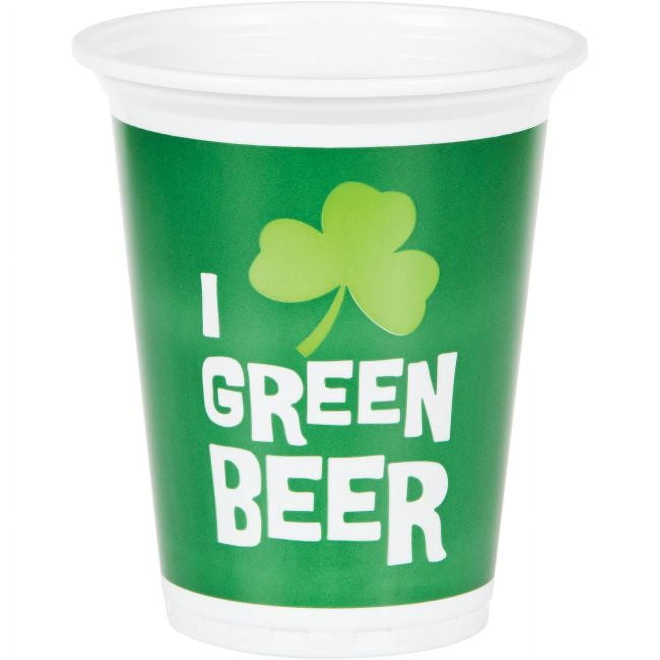 Green Solo Cups 16 Oz