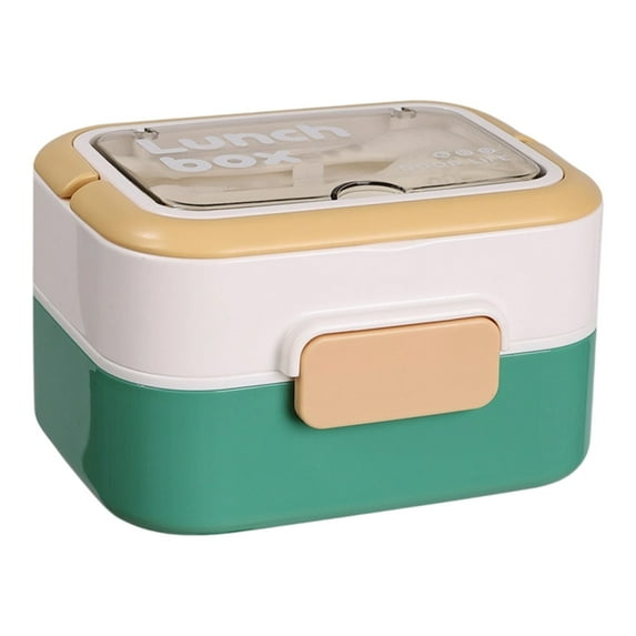 Green Bento Box for Office Meals, Eco-Friendly Meal Prep Containers ...