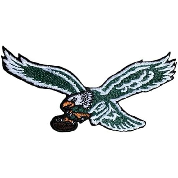 Green Bird Wing Kelly Green On Football Fanavorite Team Iron On Sew On ...