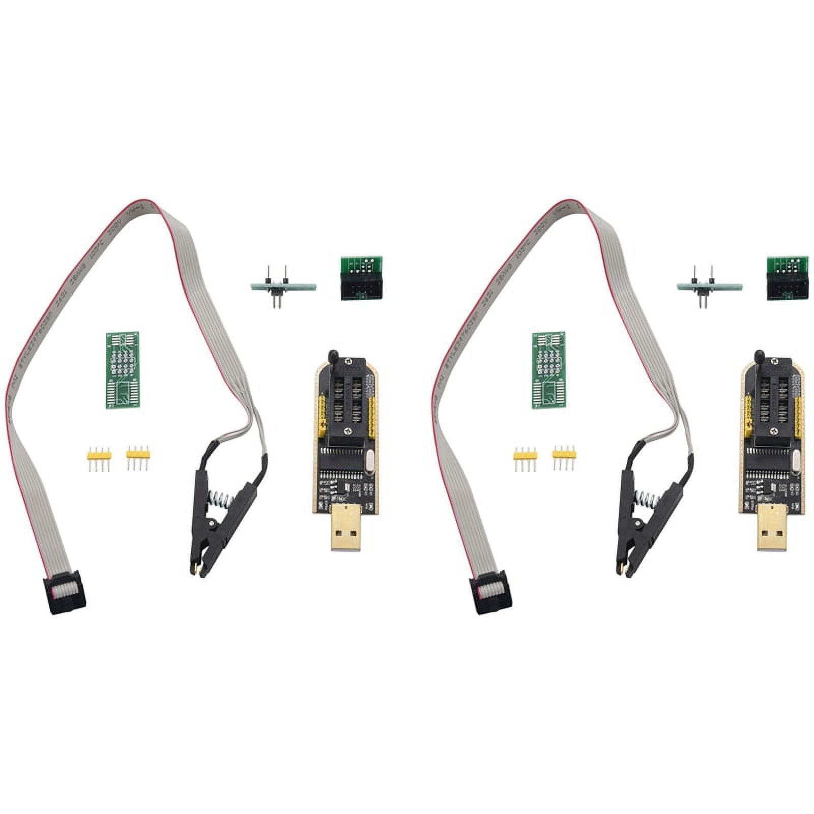 Green Black-Test Clip for EEPROM 25CXX / 24CXX with USB Programmer CH34 ...
