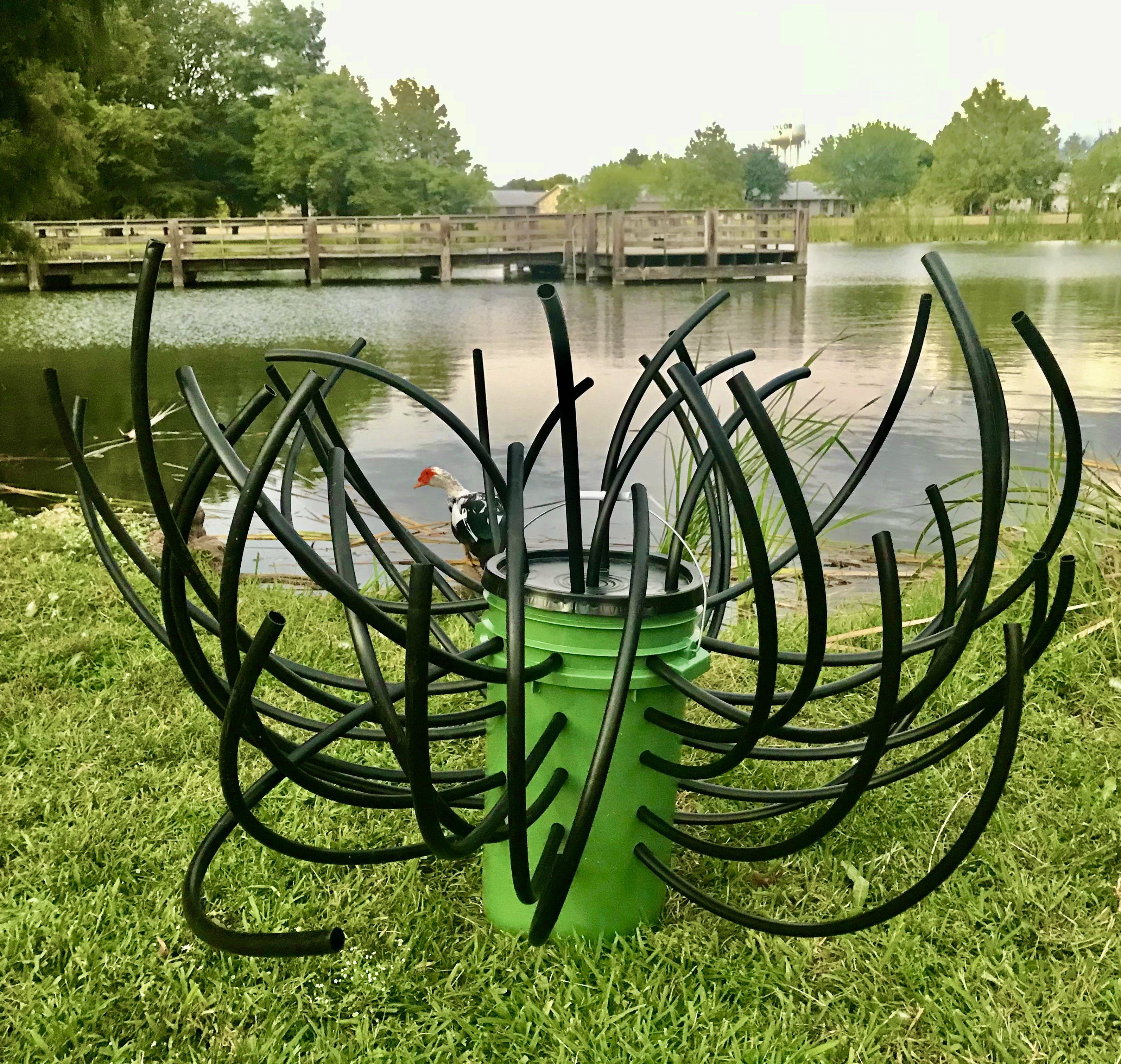 Green Blob Outdoors - Fish 'N A Barrel Artificial Habitat with Limbs ...