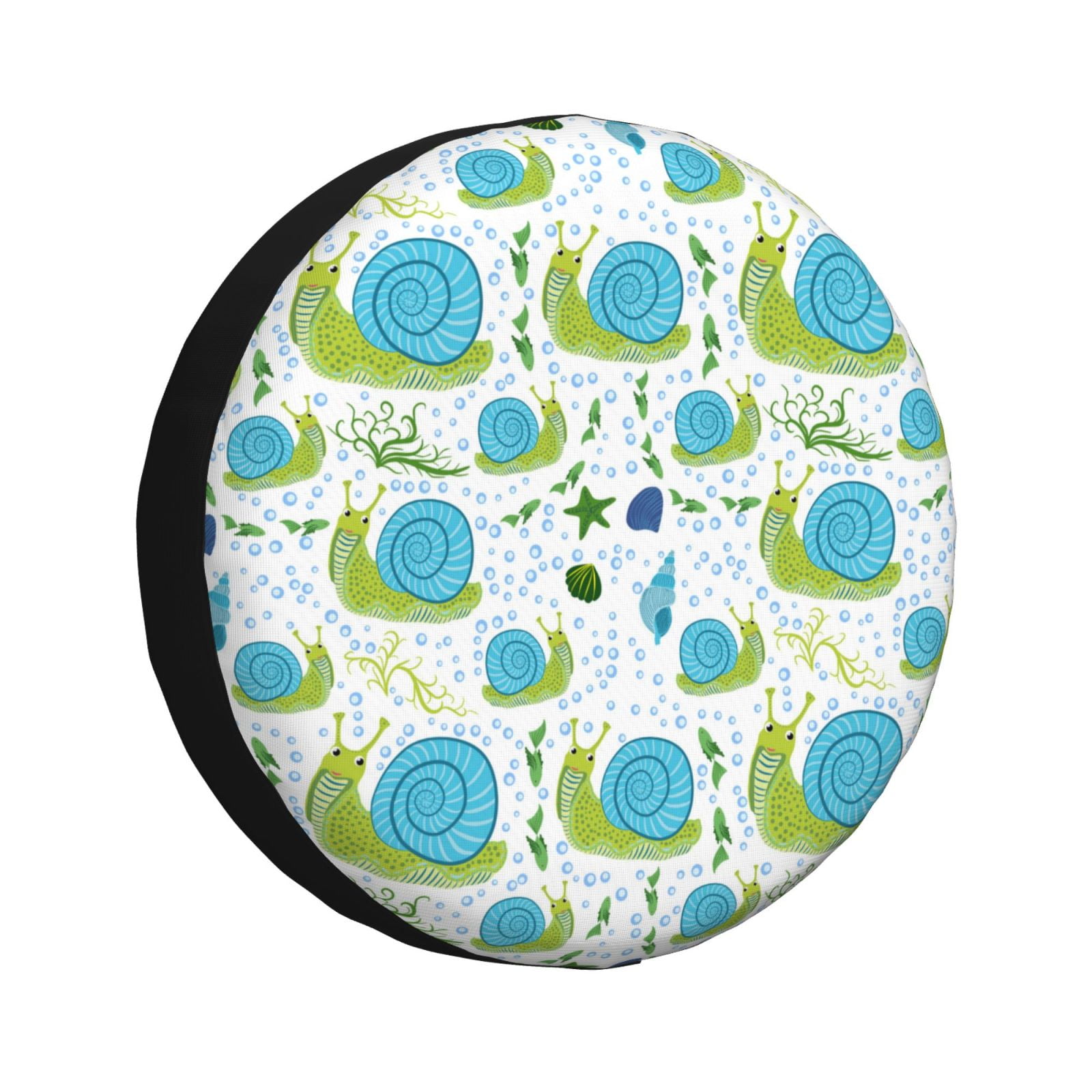 Green Blue Slug Shells Spare Tire Cover for Trailer Camper RV Truck SUV ...