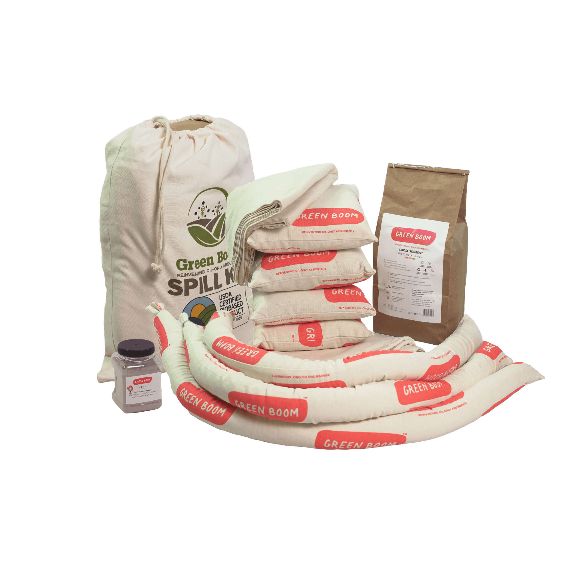 Green Boom 5 Gal Spill Kit in Bag - Walmart.com