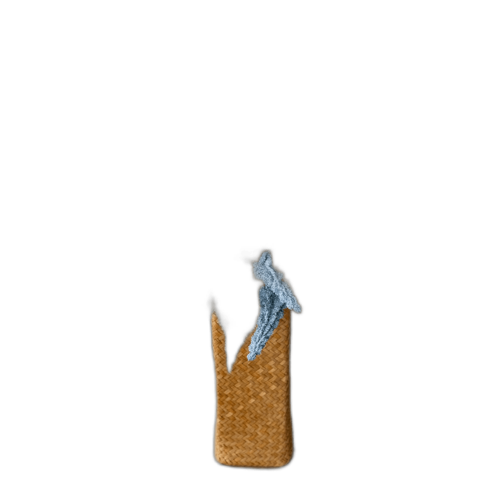 Green Botanical Douglas Embroidery Line Simulation Fracket Fake Flower ...