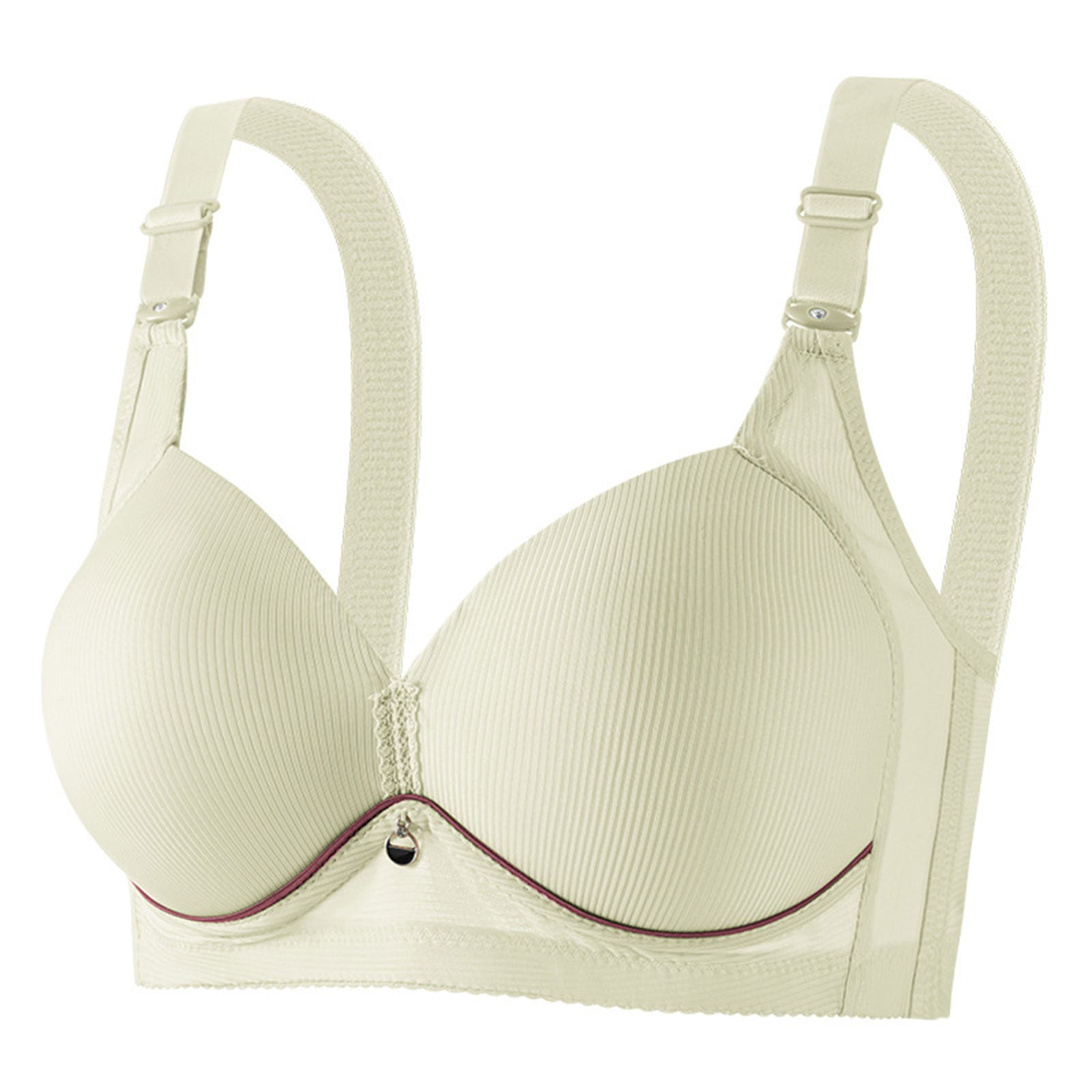 Green Bra Bras for Older Women Comfy Convenient Front Closure Bras No ...