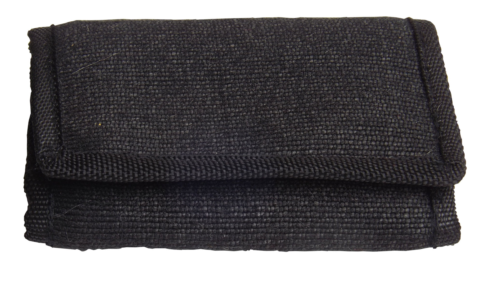 Green Breeze Imports Black RFID-shielded Natural Abaca-Fiber Trifold ...