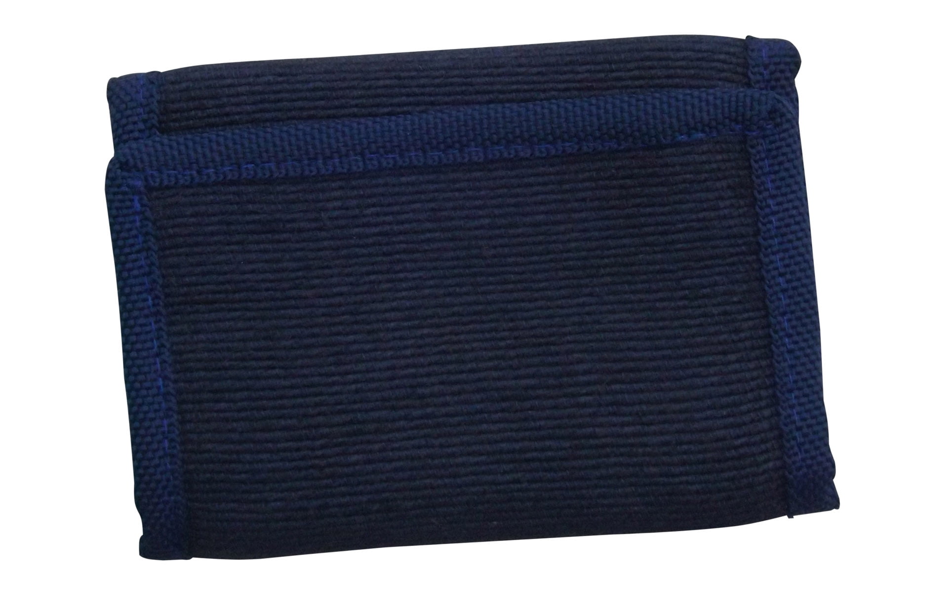Green Breeze Imports Navy-Blue Natural Abaca-Fiber Trifold Wallet ...