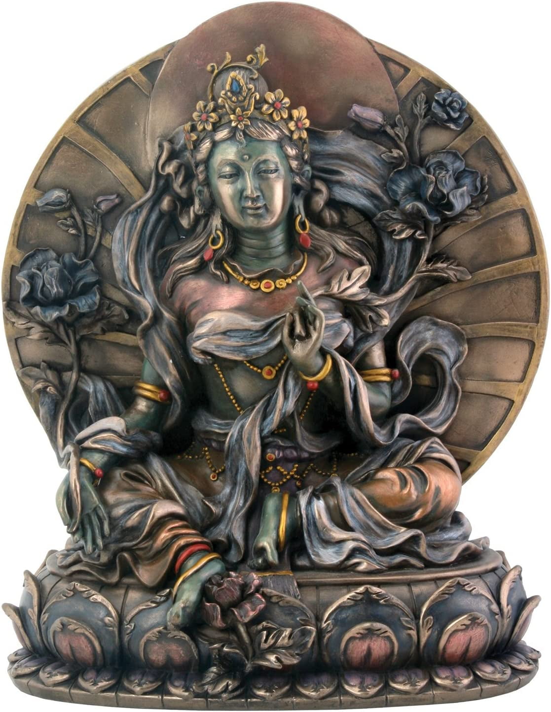 Green - Buddhism Statue Figurine Buddha Sculpture - Walmart.com