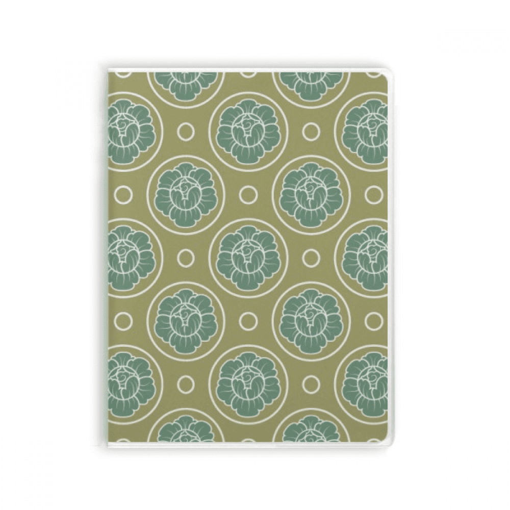 Green Cabbage Decorative Pattern s Notebook Gum Cover Diary Soft Cover ...