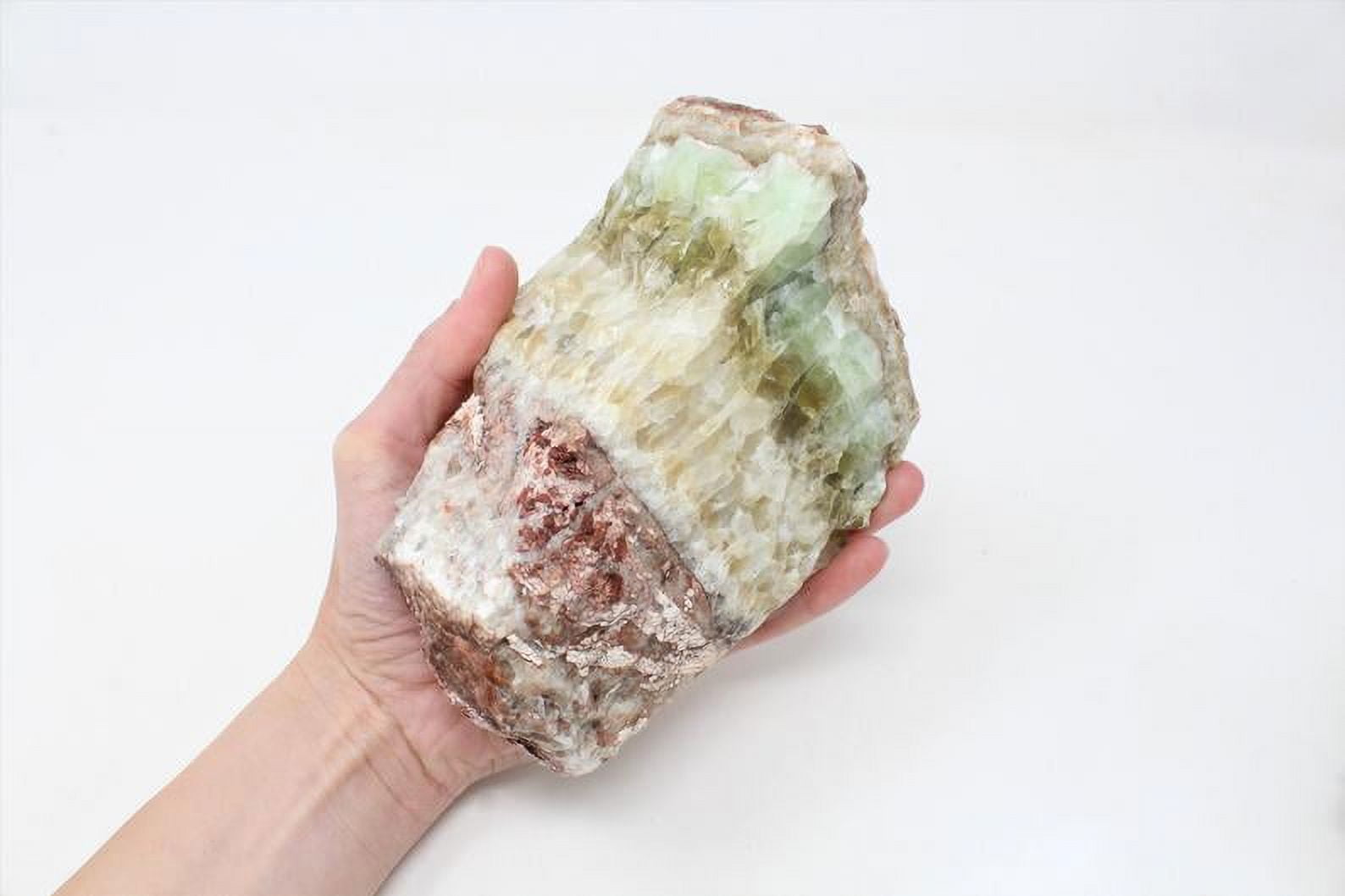 Green Calcite XL Rough Raw Chunk from Mexico, High Grade A Quality ...