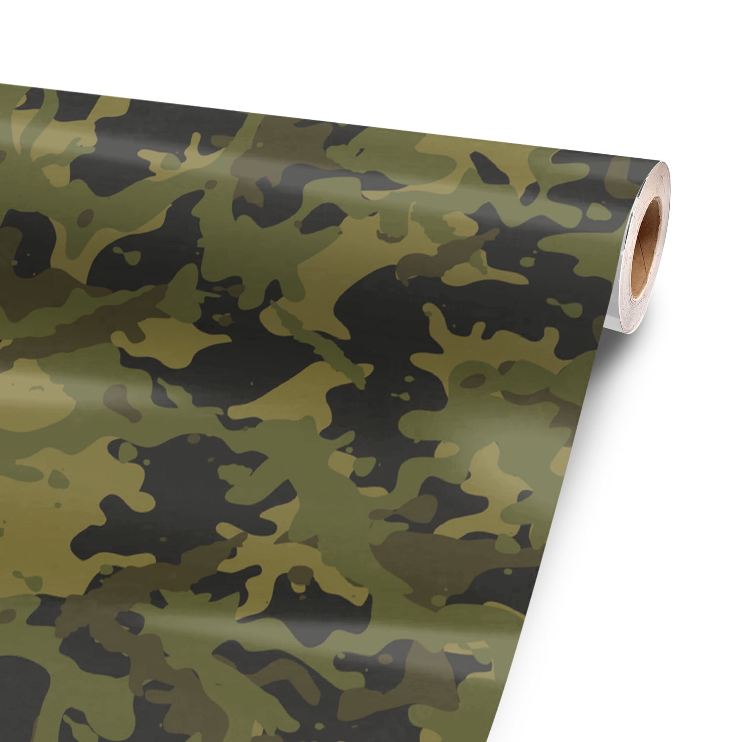 Green Camouflage 48” x 52” Vinyl Wrap Sheet for large or custom items ...