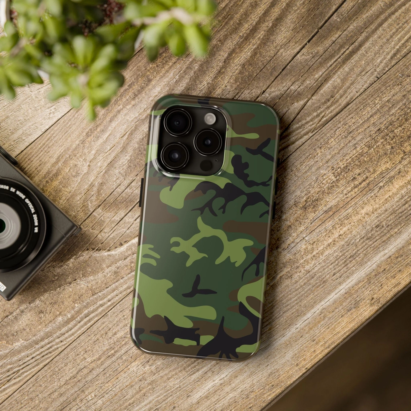 Green Camouflage Military Themed Army Pattern Graphic Phone Case for ...