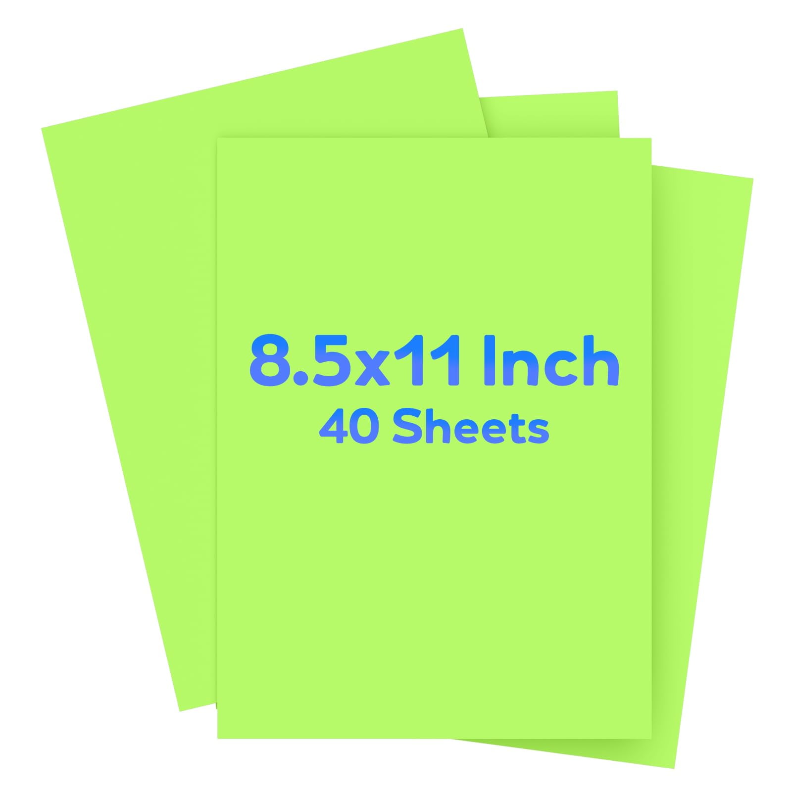 Green Cardstock 8.5 x 11, MDA05 Colored Card Stock, Green Paper ...