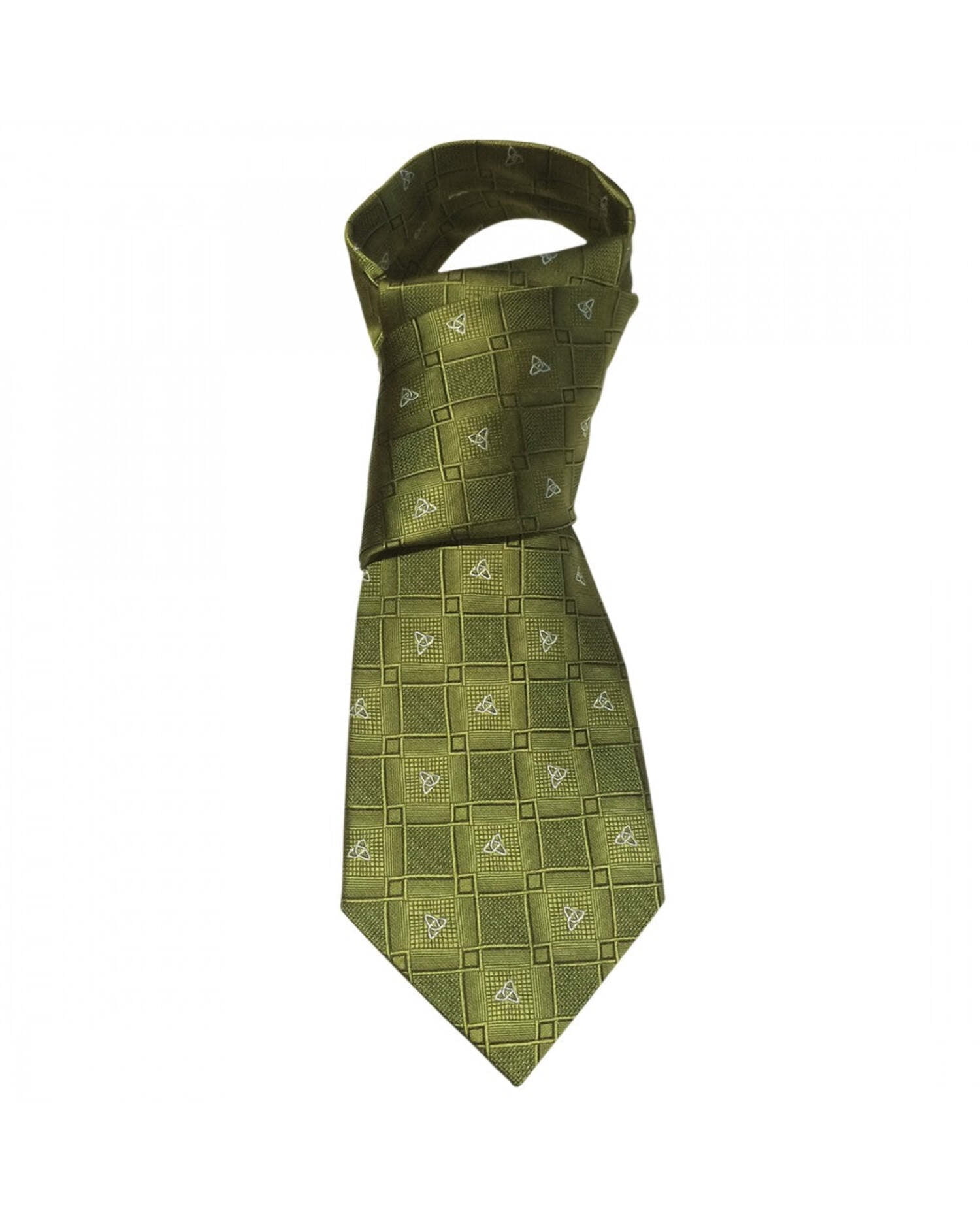 Green Celtic Knot Silk Tie - Walmart.com
