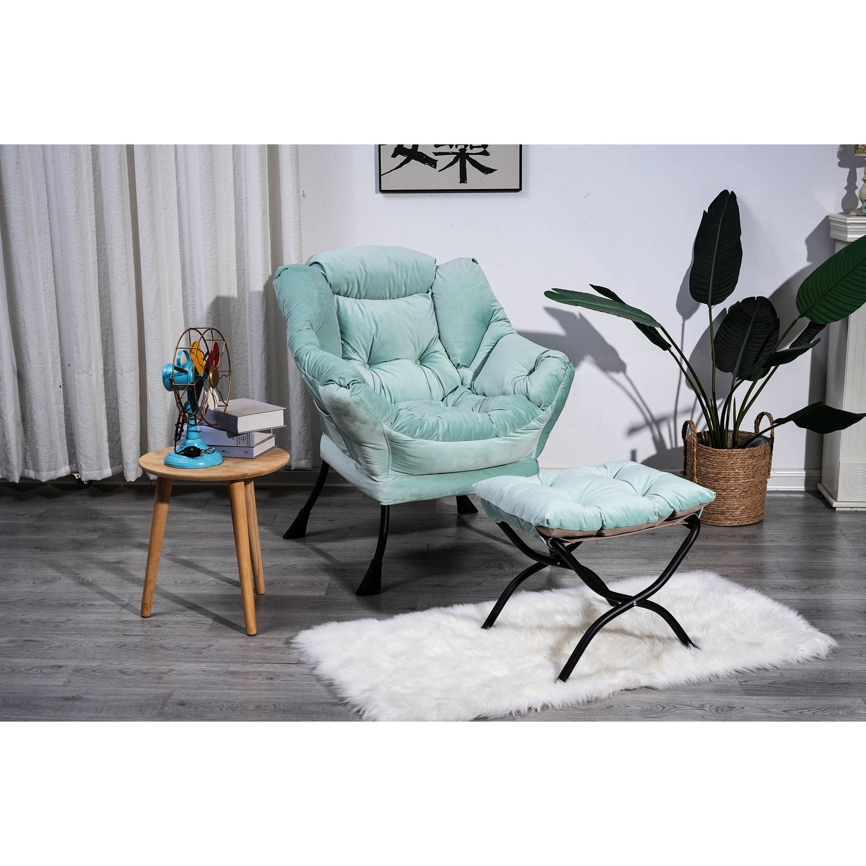 Green Chair - Anti - sliding Feet for Safety - Indoor Use - Stable and ...