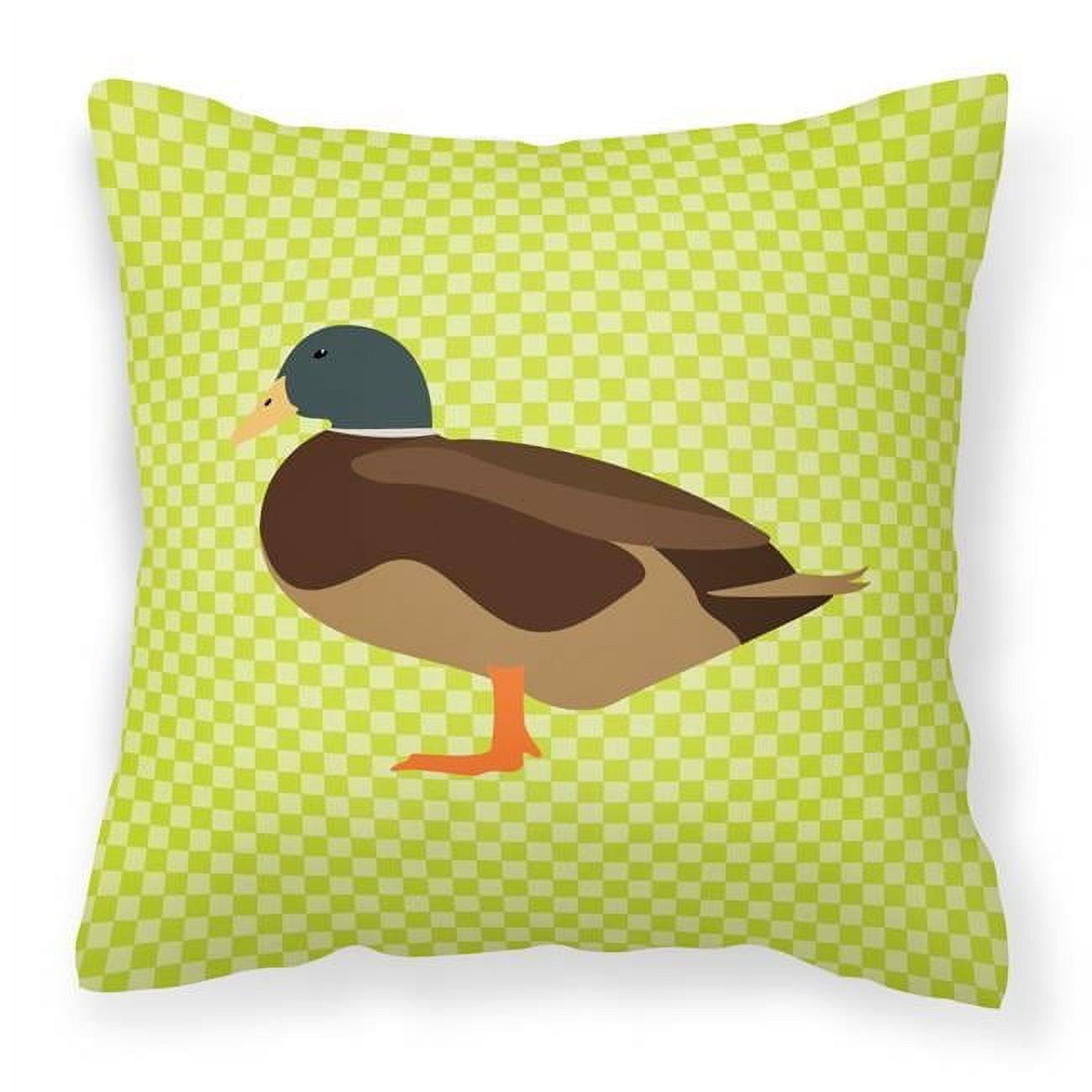 Green Check Themed Fabric Decorative Pillow - Walmart.com