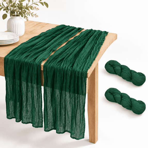 Green Cheesecloth Table Runners 2 Packmas - Walmart.com