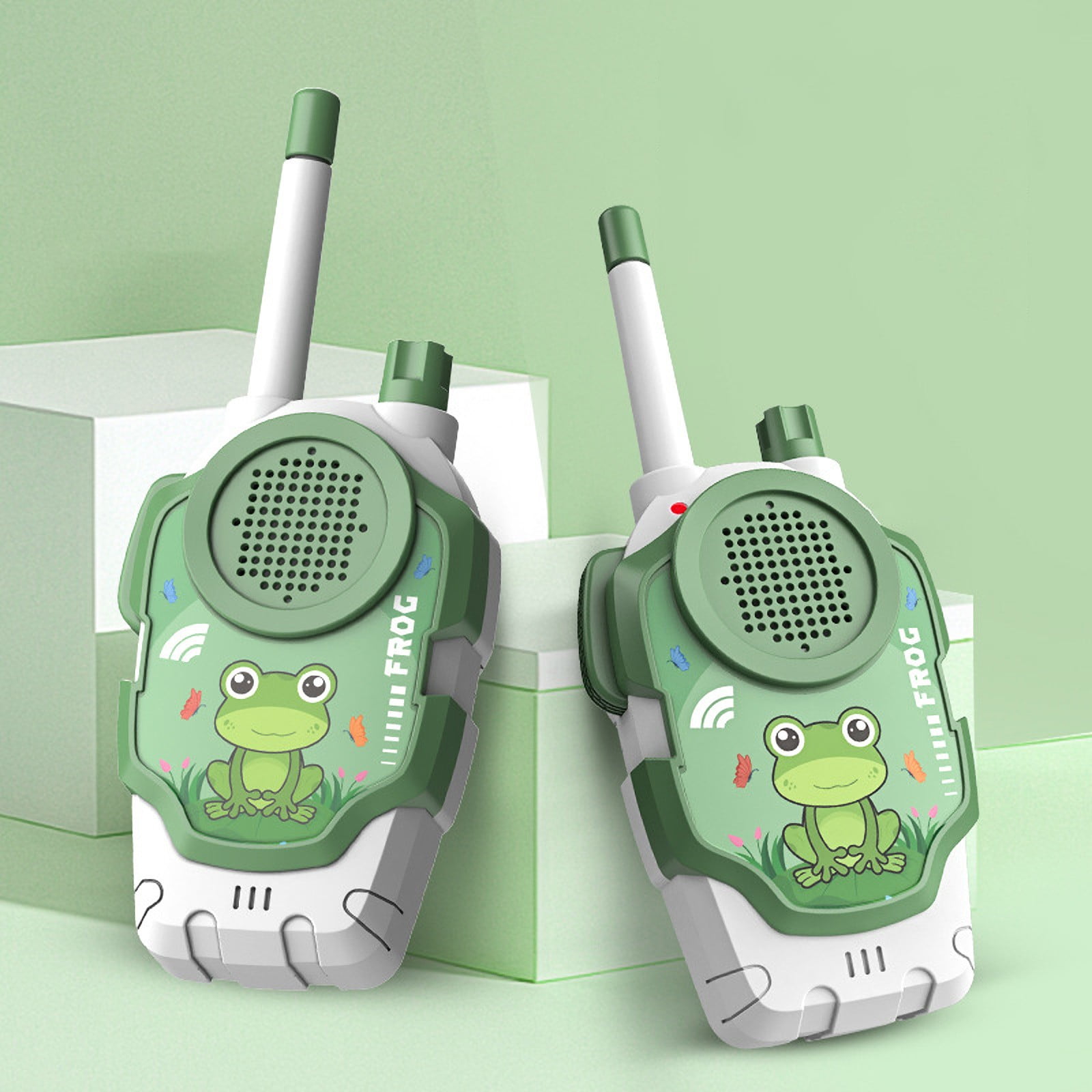 Edgergery Green Children's Walkie-talkie Toys,Wireless Pagers One-to ...