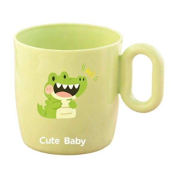 Green Childs Rinsing Cup For Brushing Teeth With Adorable Animal Motifs ...
