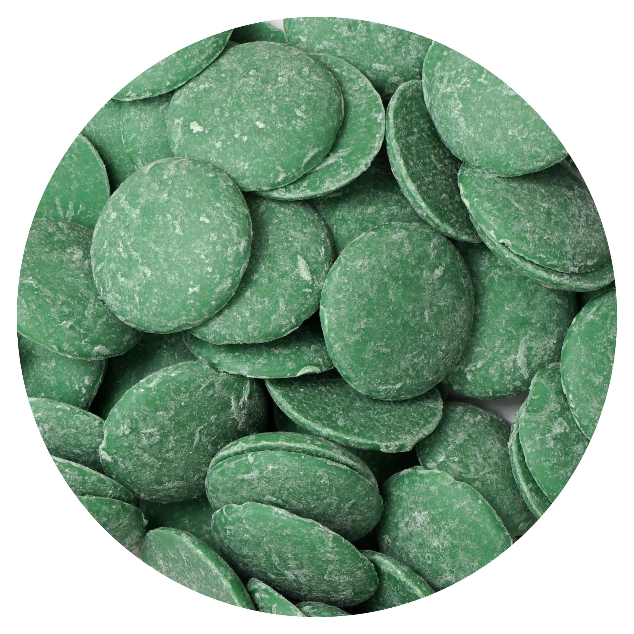 Green Chocolate Melting Wafers, 12 Ounce Bulk Bag, Green Chocolate ...