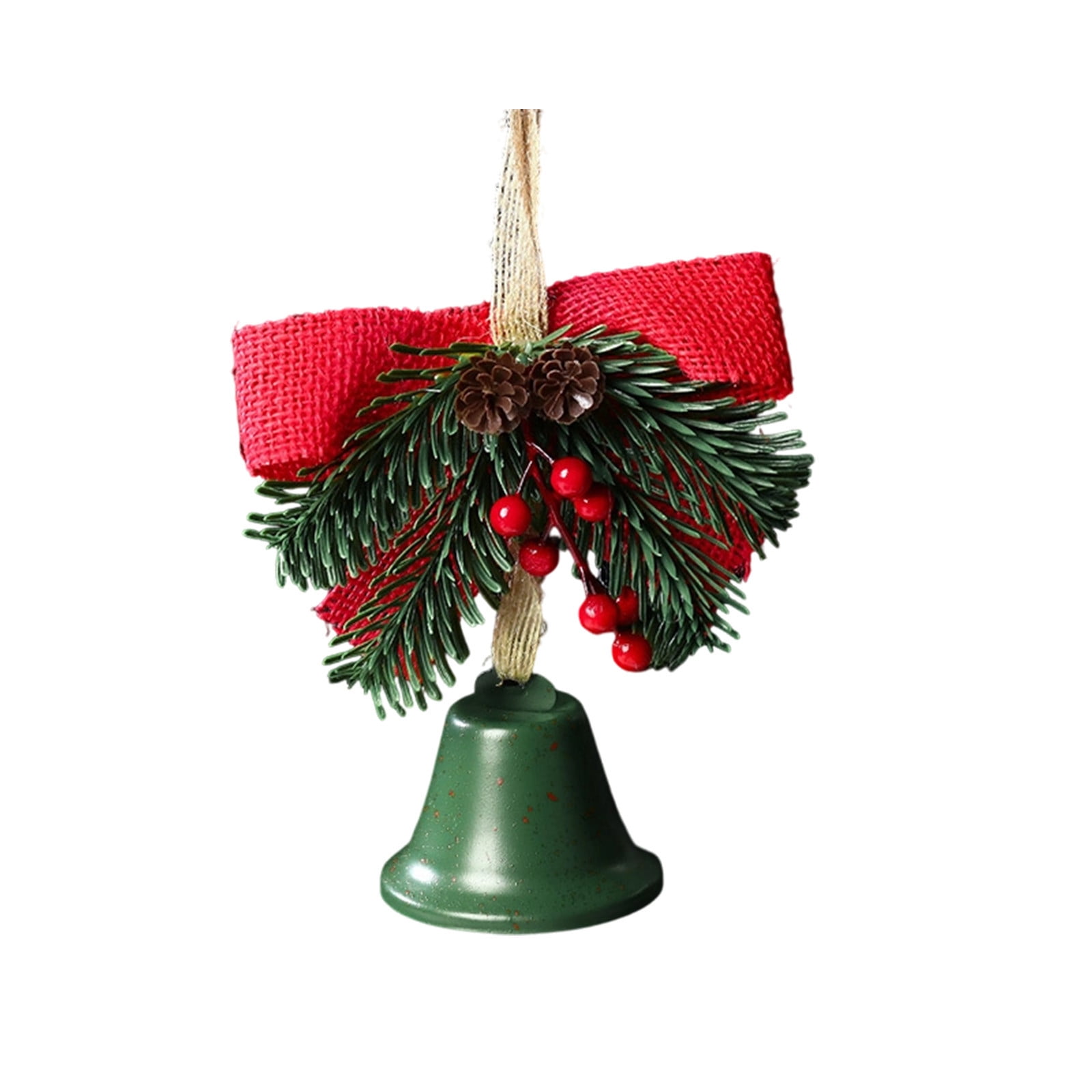Green Christmas Tree Ornaments Set With Plastic Material, Scratch ...