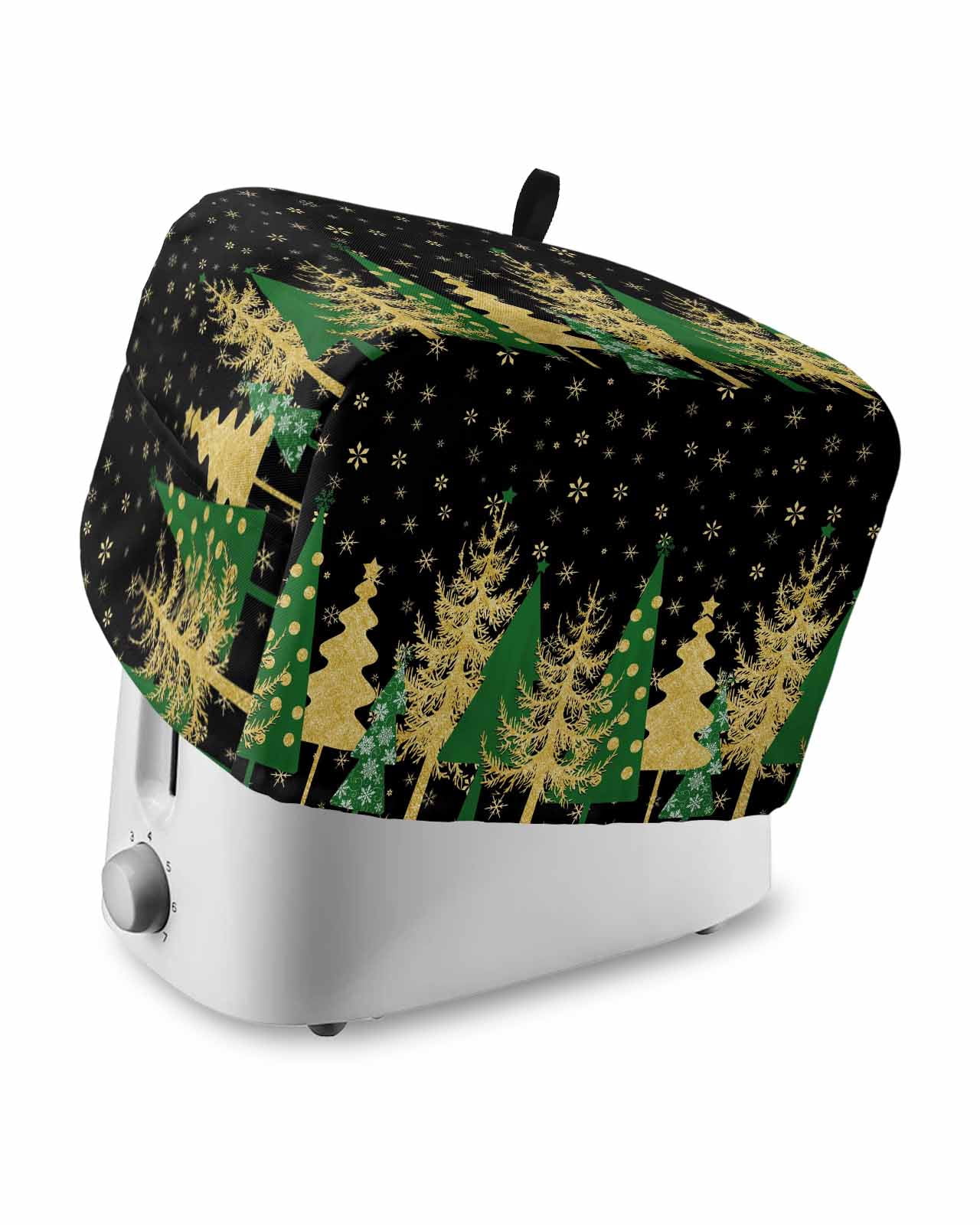 Green Christmas Tree Toaster Cover 4 Slice, Large Kitchen Appliance ...