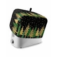 Green Christmas Tree Toaster Cover 4 Slice, Large Kitchen Appliance ...