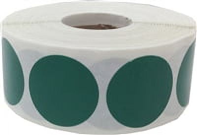 Green Circle Dot Stickers | 1" Inch Round | 500 Pack - Walmart.com