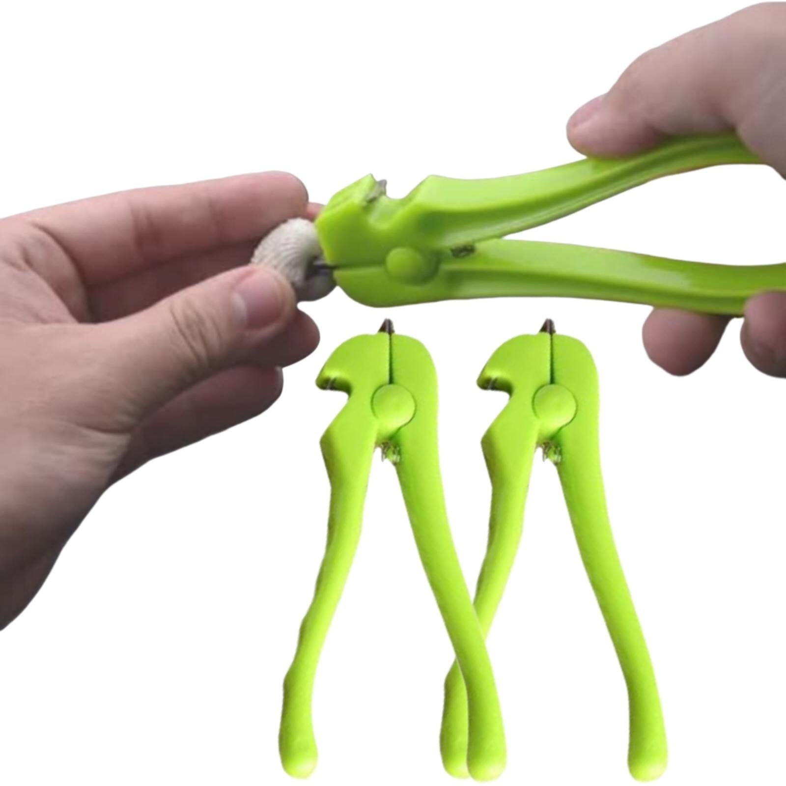 Green Clam Opener Pliers with Spring – Shellfish Shucker Tool for Home ...