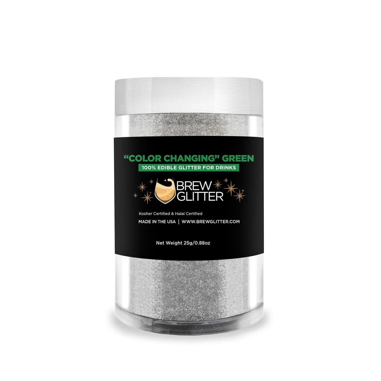 Brew Glitter - Color Changing Green Edible Drink Glitter - Bold Sparkle ...