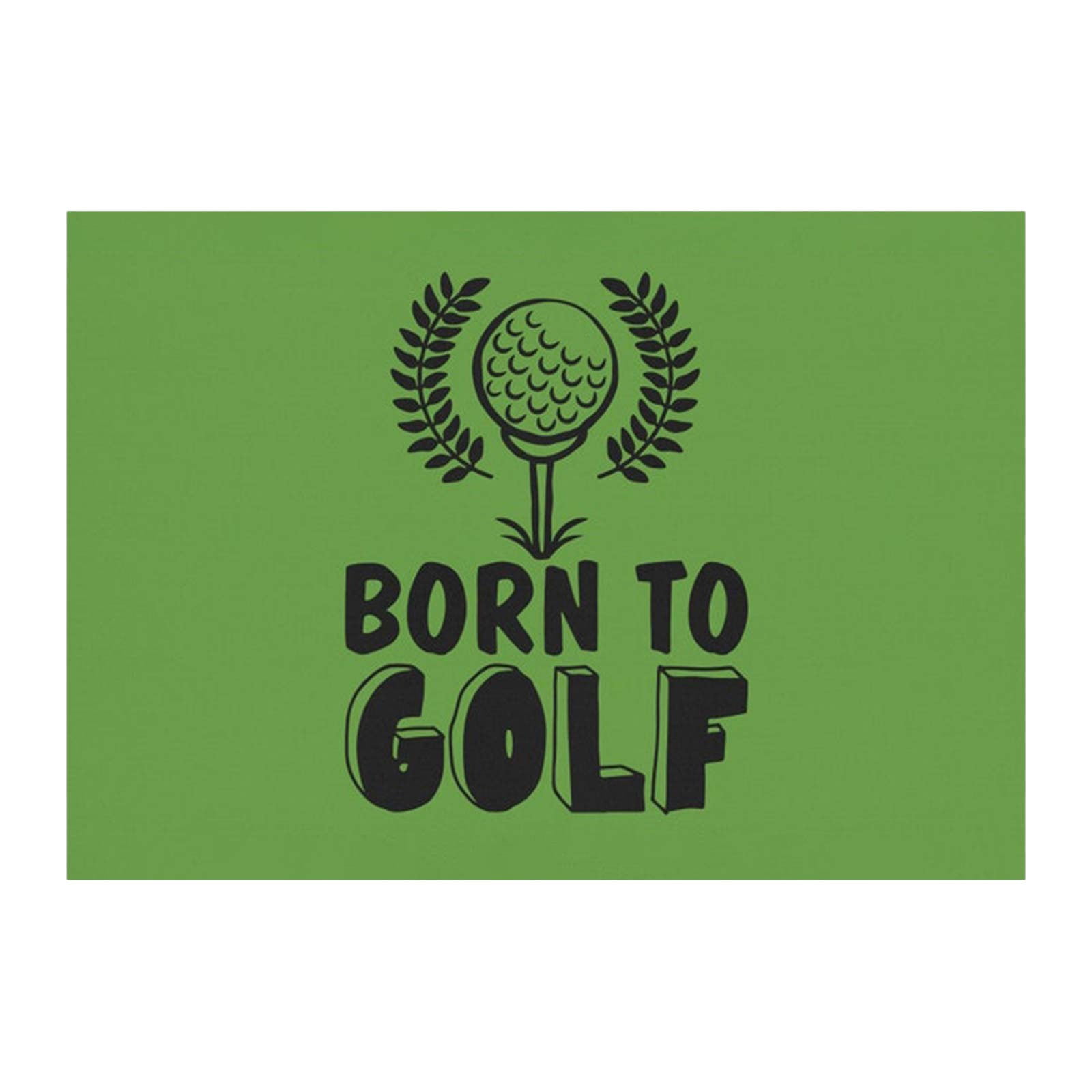 Green Court Printed Velvet Mat G Olf Ba Ll Theme Door Mats Sports Funny ...