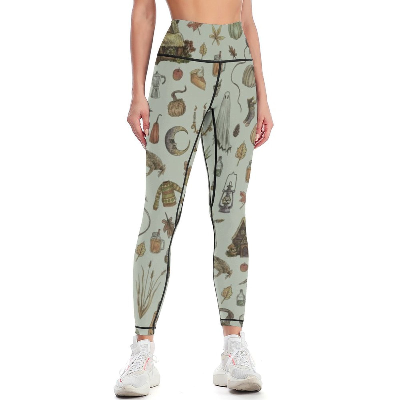 Green Cozy Cr Leggings exercise clothing for Sports pants for Clothing fitness fitness set gym ...