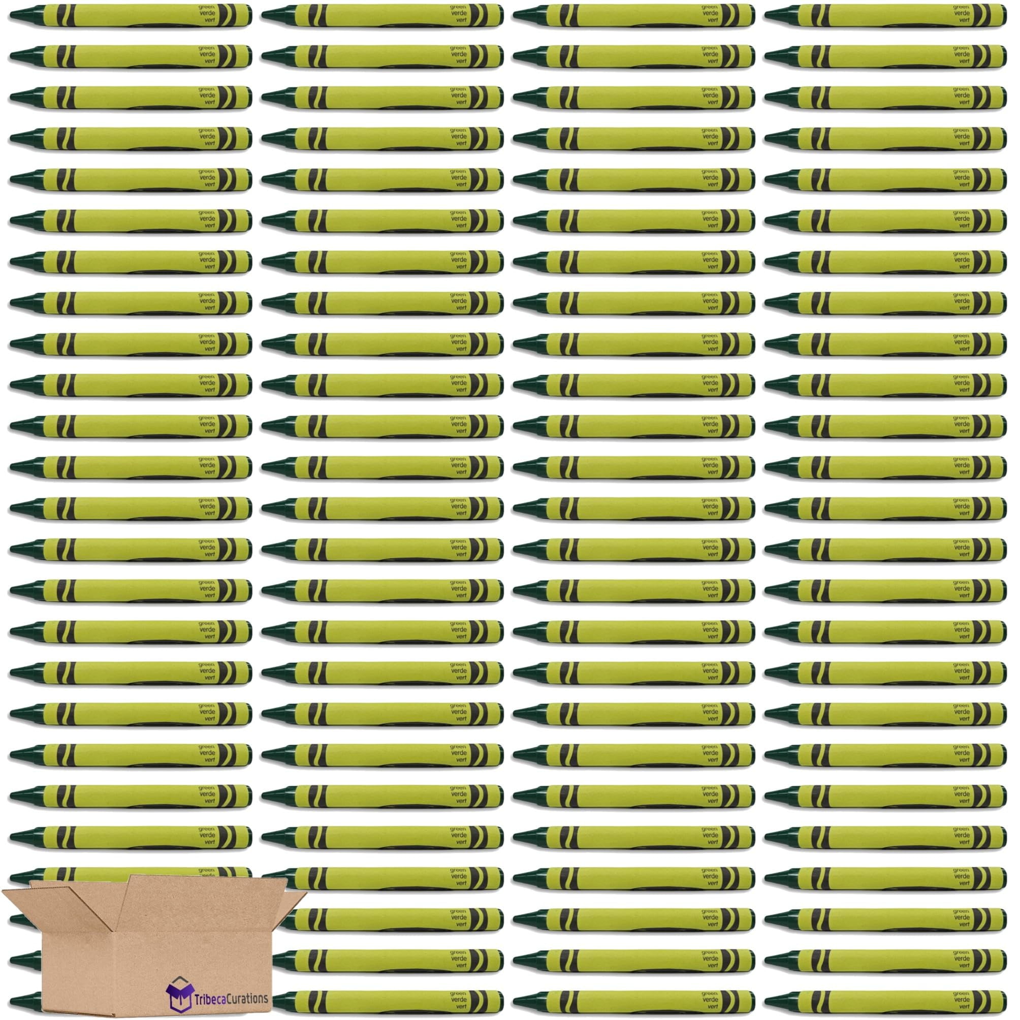 Green Crayon Bulk Value Pack | 100 Count - Walmart.com
