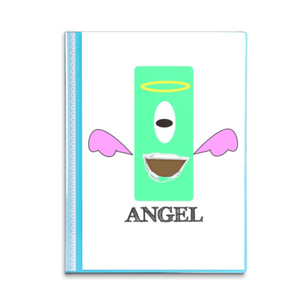 Green Creature Angel Emotion Happy Book Sheet Protectors Portfolio ...