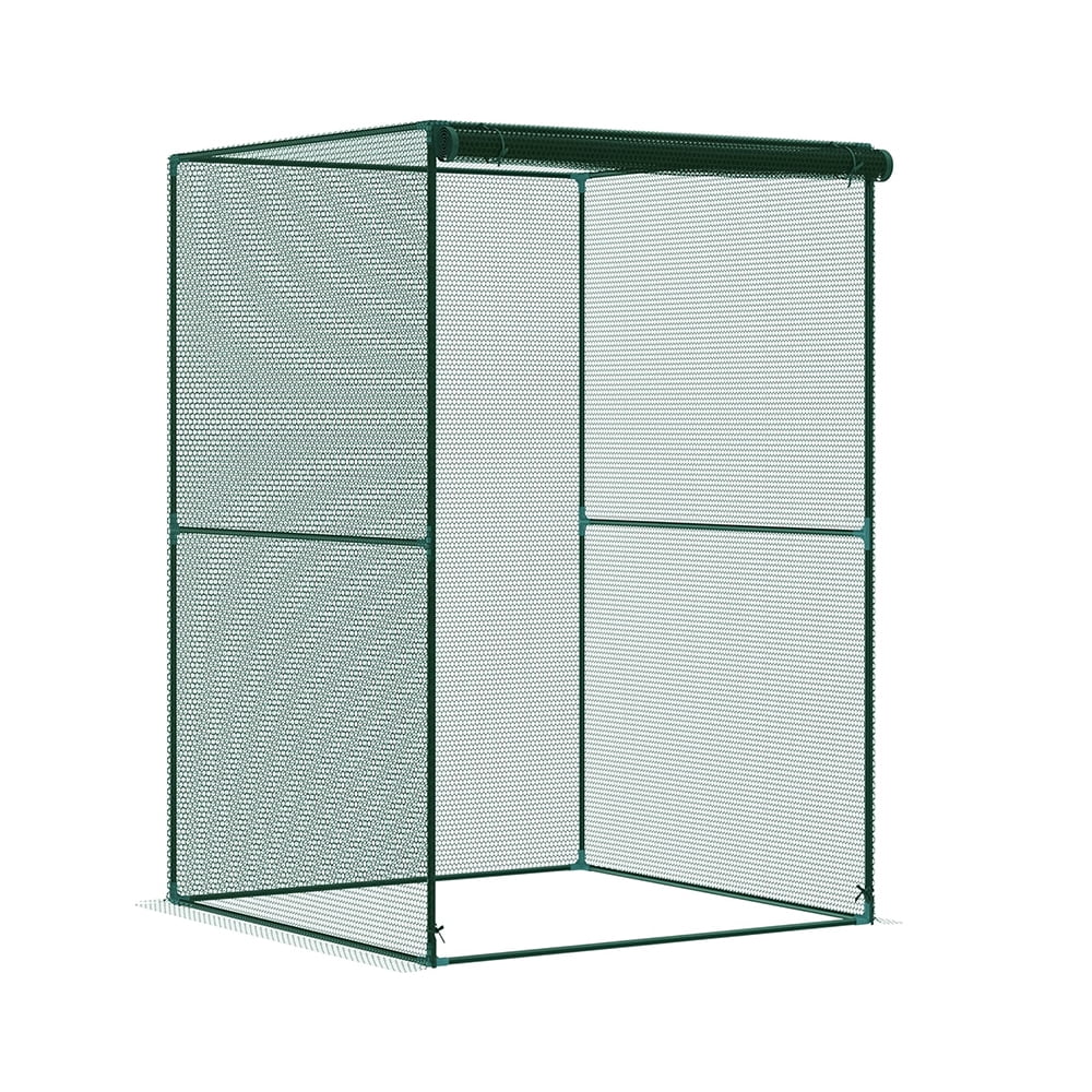 Green Crop Cage, Plant Cage, Large Capacity Plant Tent with Walk-in ...