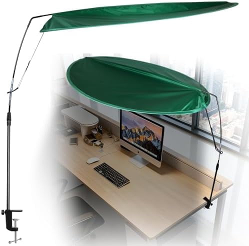 Green Cubicle Shade – Adjustable Desk Shade for Cubicle to Block ...