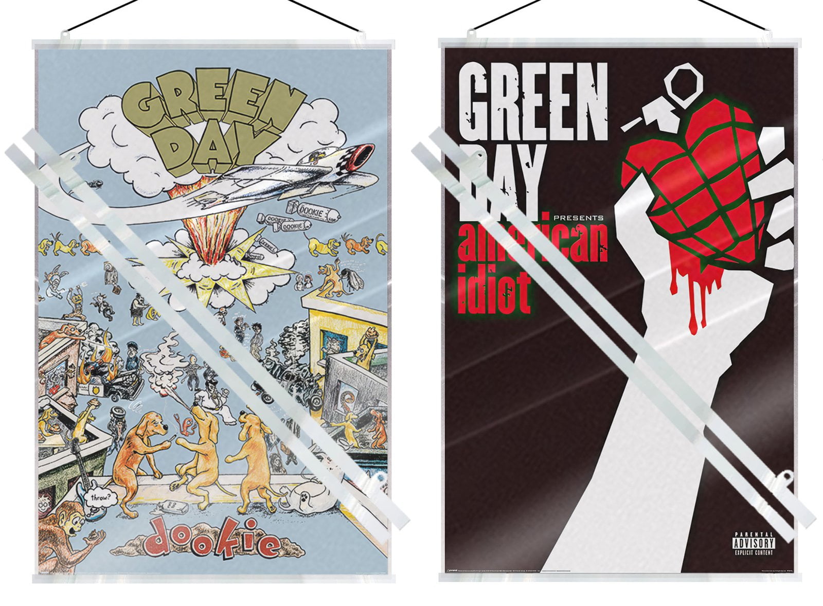 Green Day - 2 Piece Music Poster Set (Dookie & American Idiot - Album ...