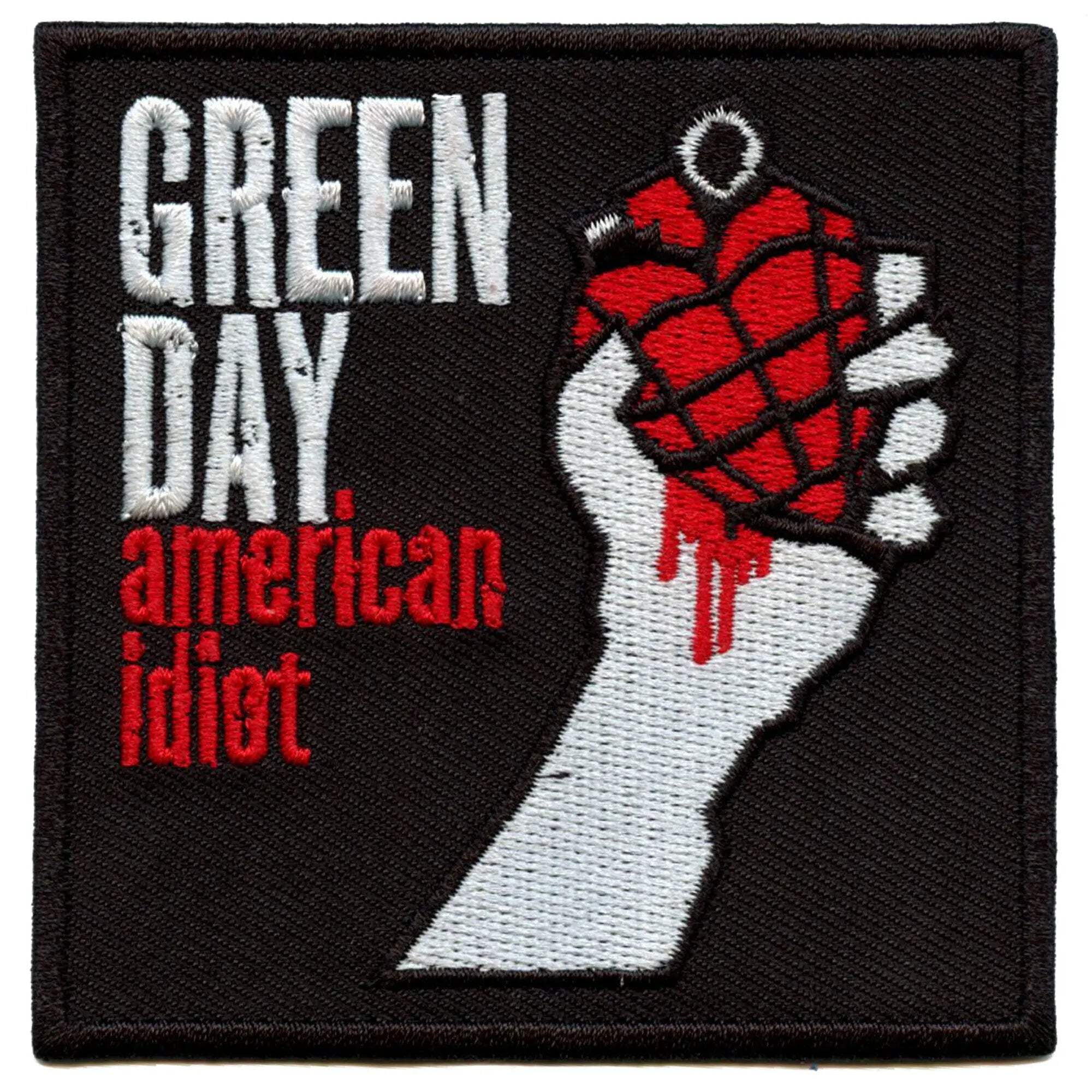 Green Day American Idiot Logo Patch Punk Rock Band Embroidered Iron On ...