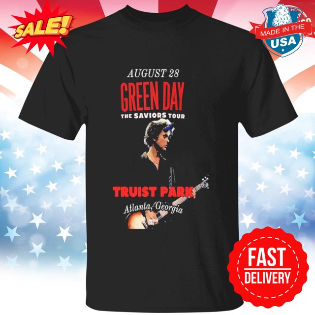 Green Day Aug 28 2024 Truist Park in Atlanta GA shirt S-5XL - Walmart.com