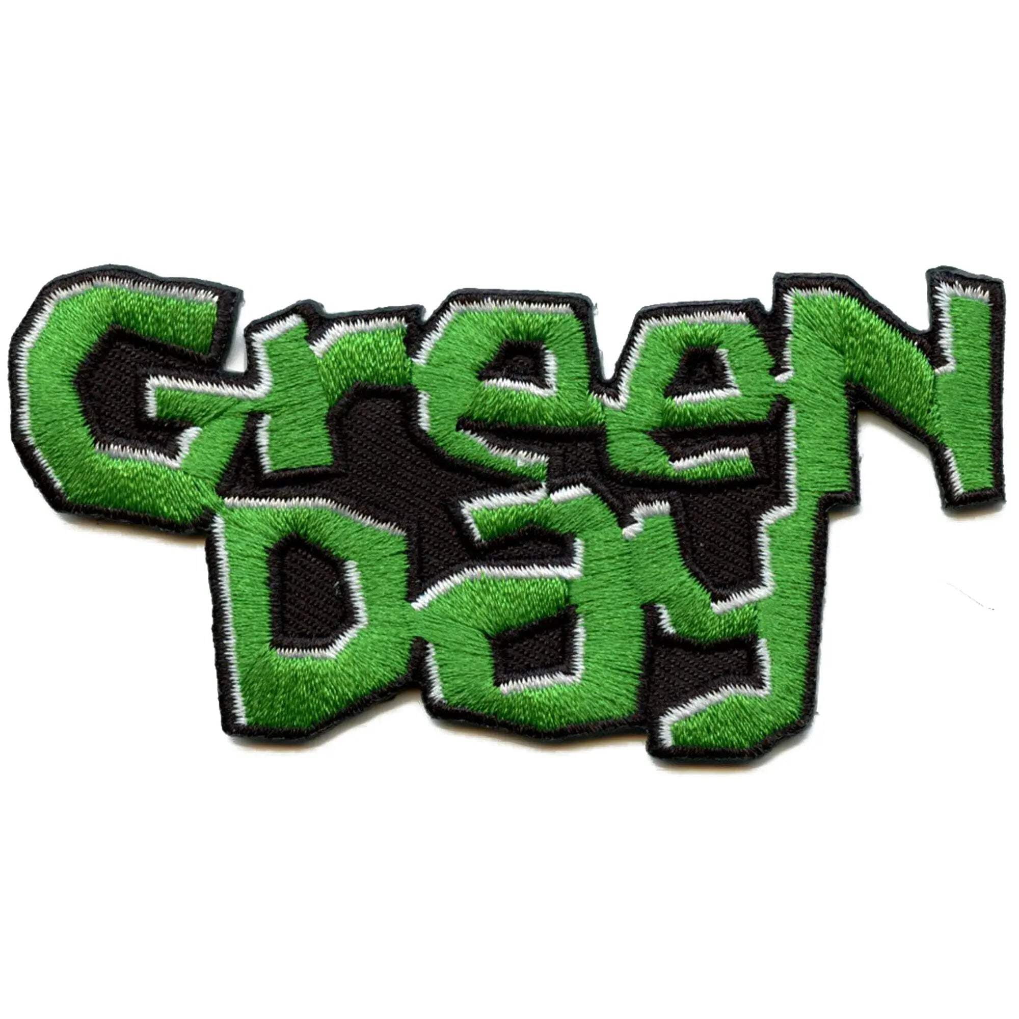 Green Day Logo Patch Kerplunk Script Cut Out Embroidered Iron On ...