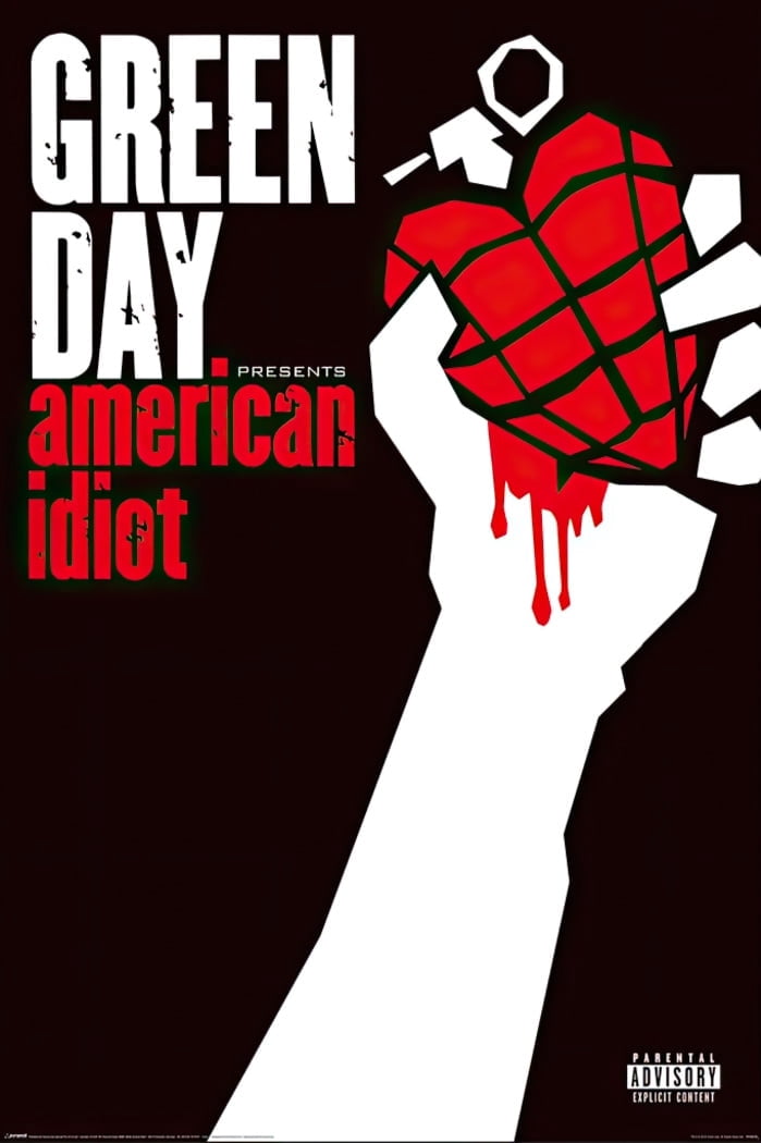 Green Day - Music Poster (American Idiot - Album Cover) (Size: 24" x 36 ...