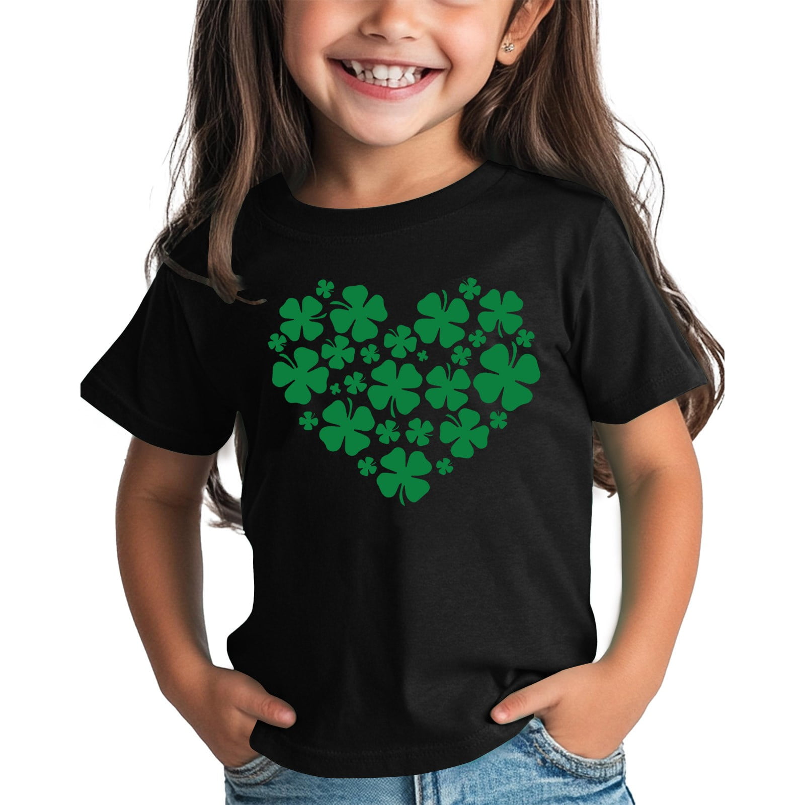 Green Day Tops - Leprechaun St.Patricks Day Shirt Kids T-Shirt Boys Girls Solid Color Short ...