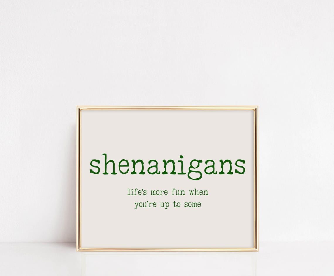 Green Decorative Pattern Poster Art, Fresh Minimal Wall Print, Unframed ...